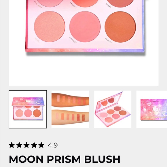 Lunar Beauty | Makeup | Moon Prism Blush Palette Pink And Tan Shades ...